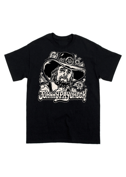 Johnny Paycheck Portrait T-Shirt - Johnny Paycheck Official Store